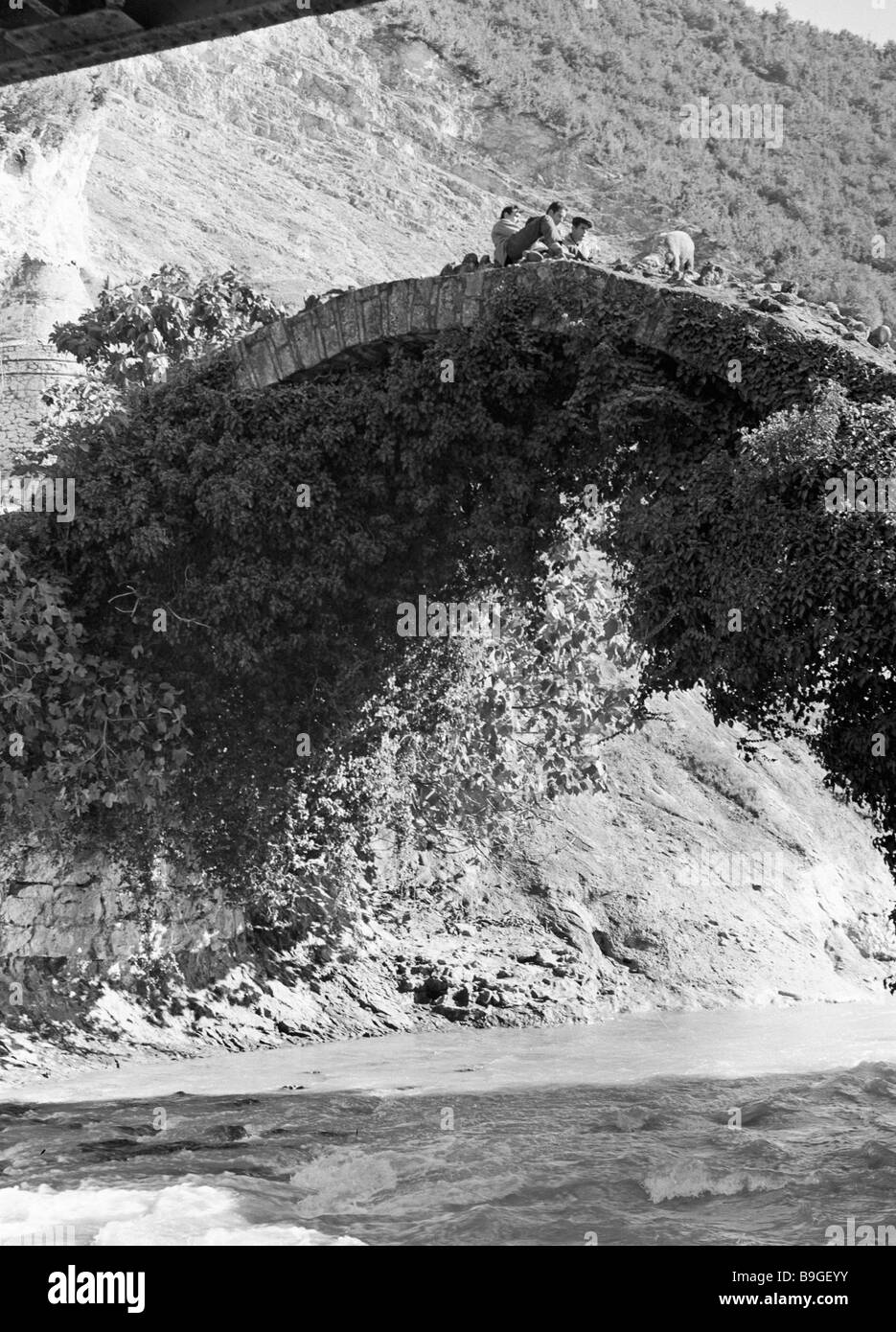 Beslet stone bridge built in 12th century Stock Photo - Alamy