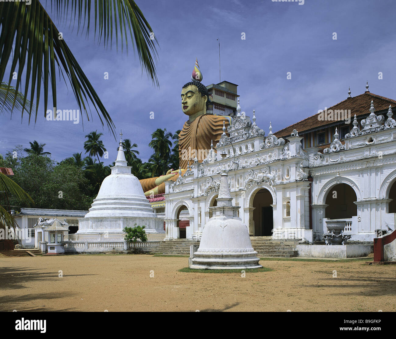 Asia Sri Lanka Dikwella close to Matara Wewurukannala Vihara temples ...