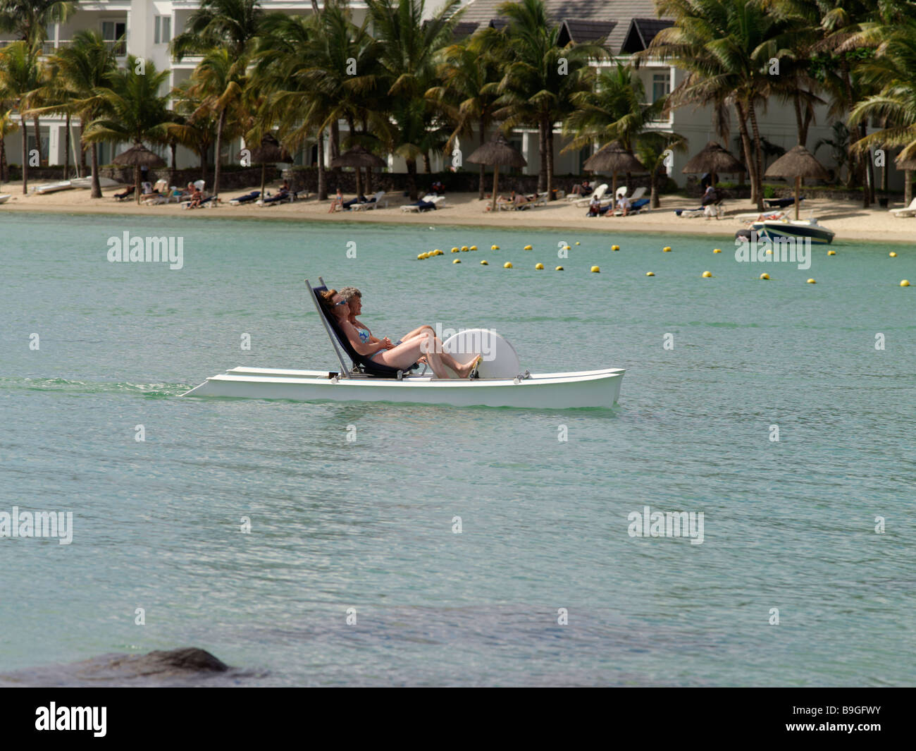 Pedalo mauritius hi-res stock photography and images - Alamy