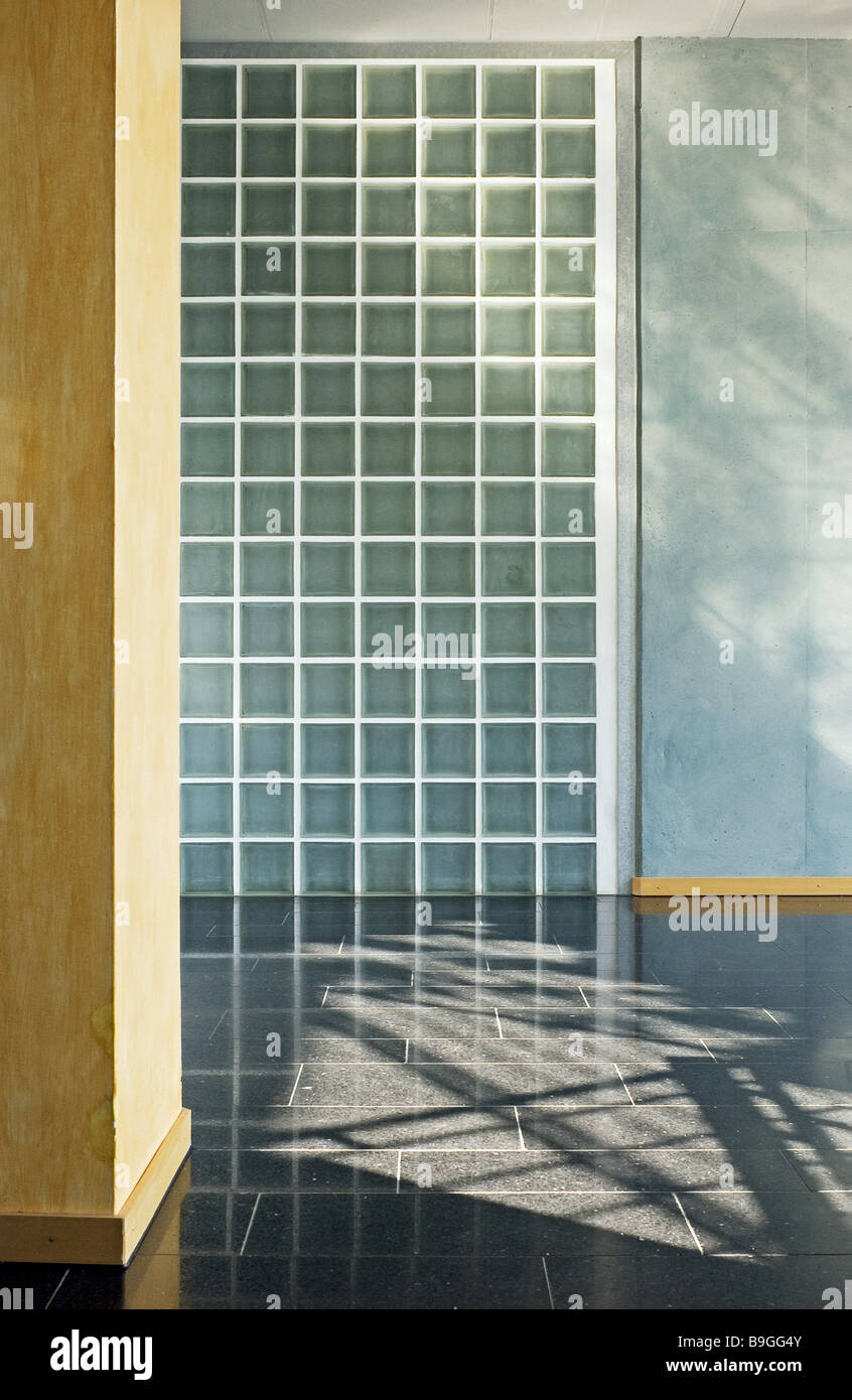 House hall column glass-component buildings house-walk stairwell ...