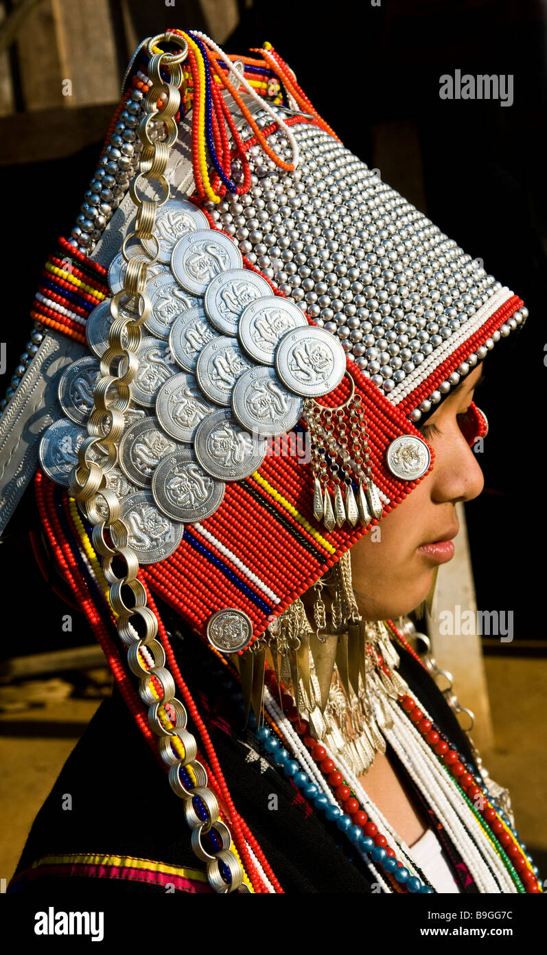 Traditional akha tribal hi-res stock photography and images - Alamy