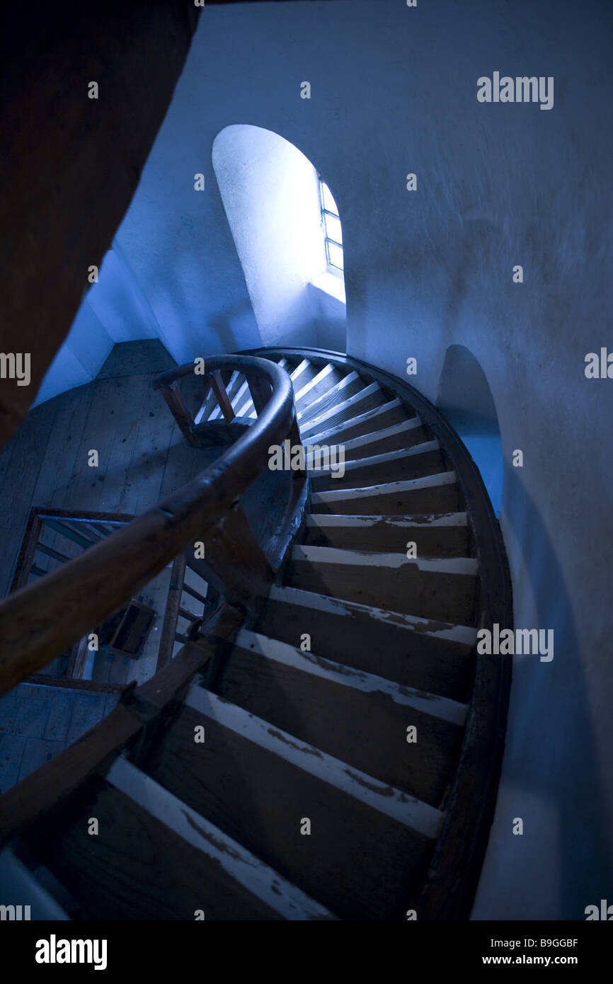 spiral stair lighthouse Lindau Stock Photo - Alamy