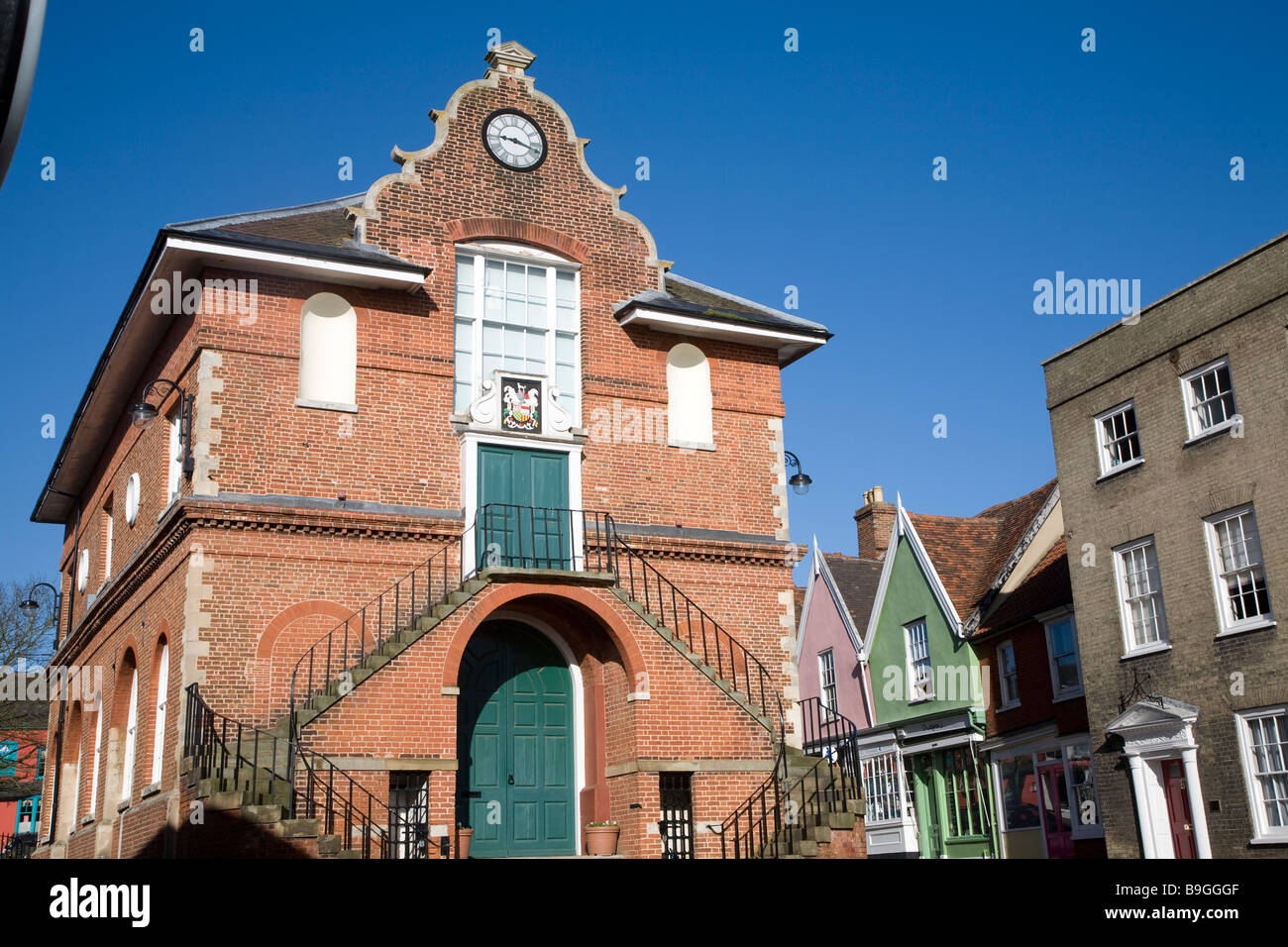 Woodbridge town hall suffolk england hi-res stock photography and ...