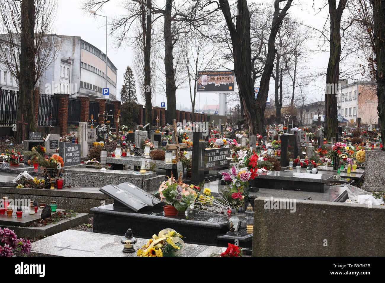 Katowice City Cemetery Stock Photo - Alamy
