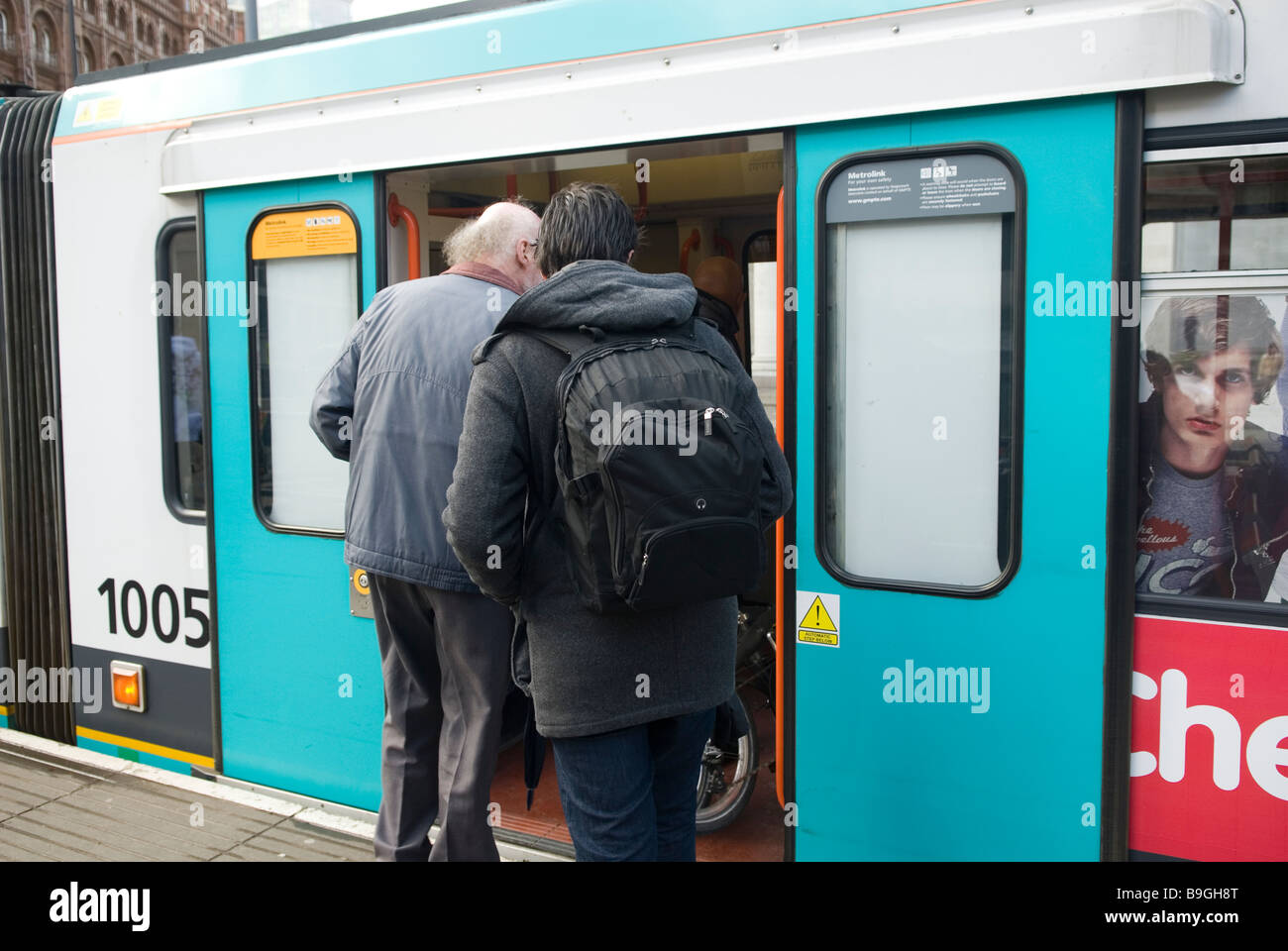 Open tram door hi-res stock photography and images - Alamy