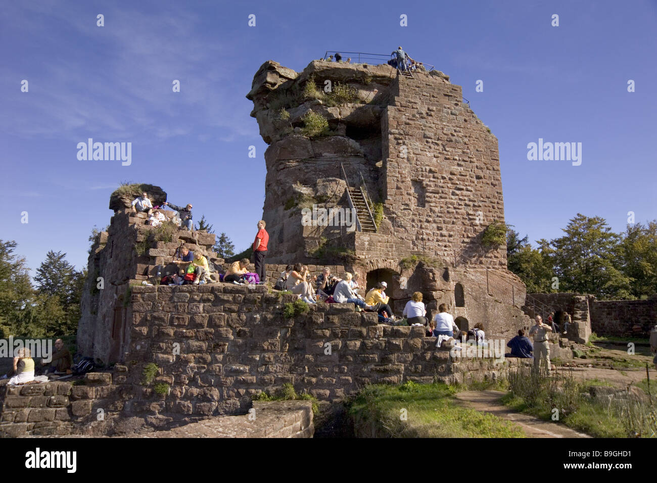 France Alsace Hohenburg Stock Photo - Alamy