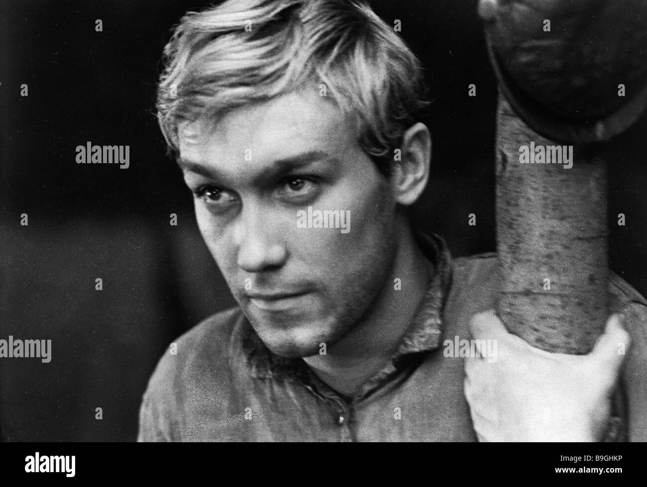 Oleg Yankovsky as Andrei Nekrasov during the shooting of the film There ...