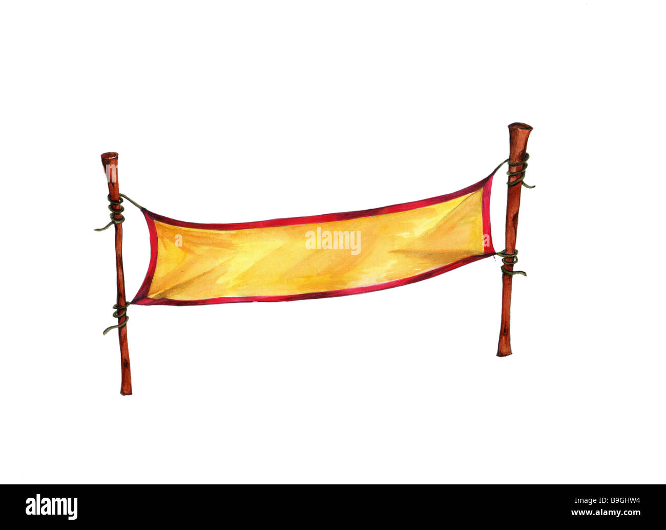 Illustration transparency banners plain cut-out Stock Photo - Alamy