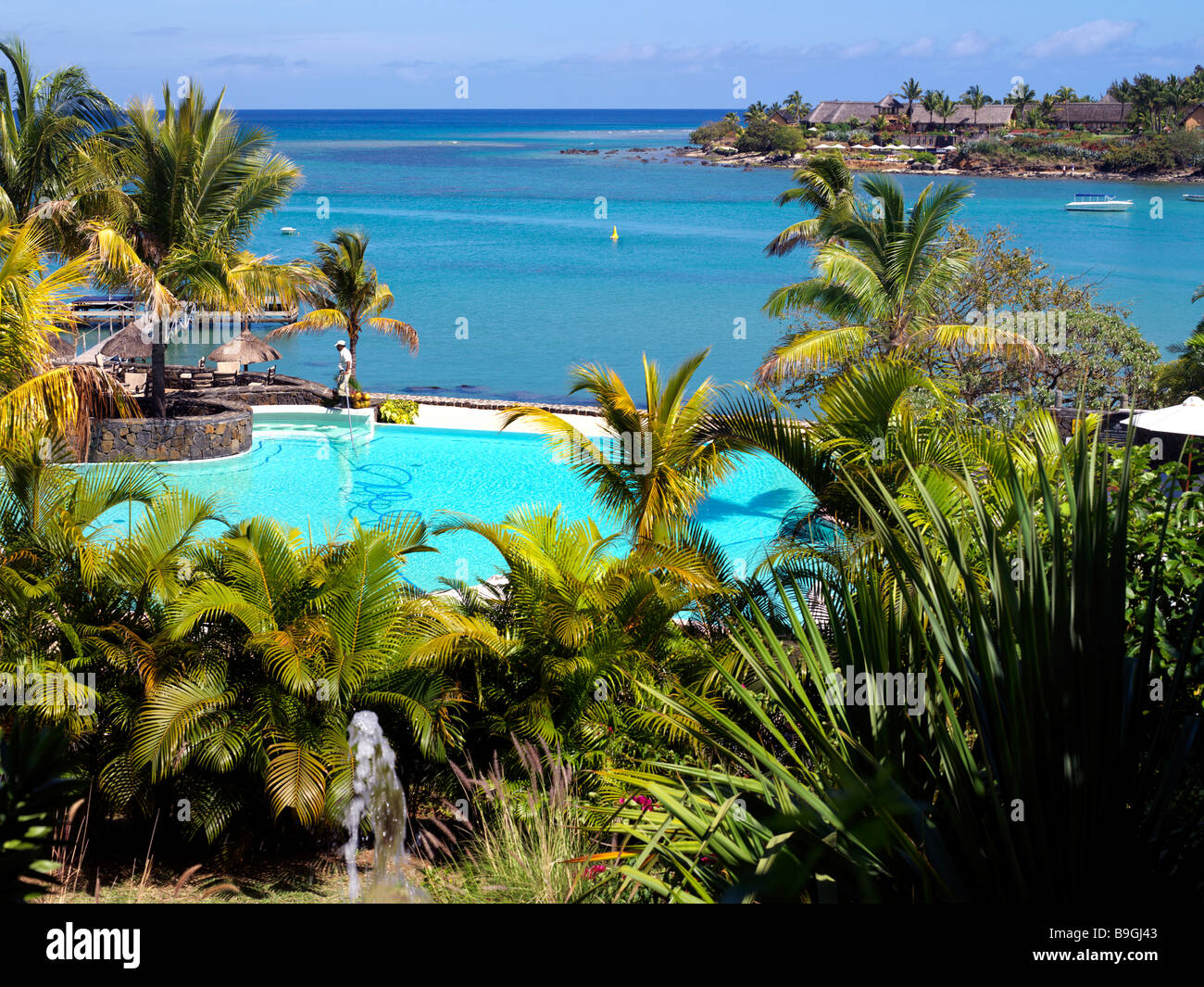 Swimming pool maritim hotel mauritius hi-res stock photography and ...