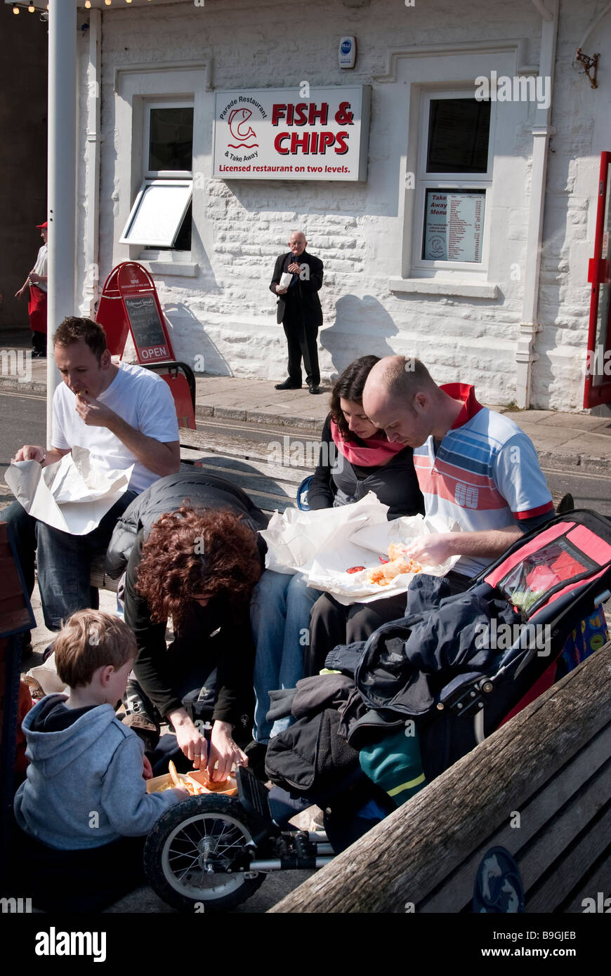 Fish And Chips Seaside High Resolution Stock Photography and Images - Alamy