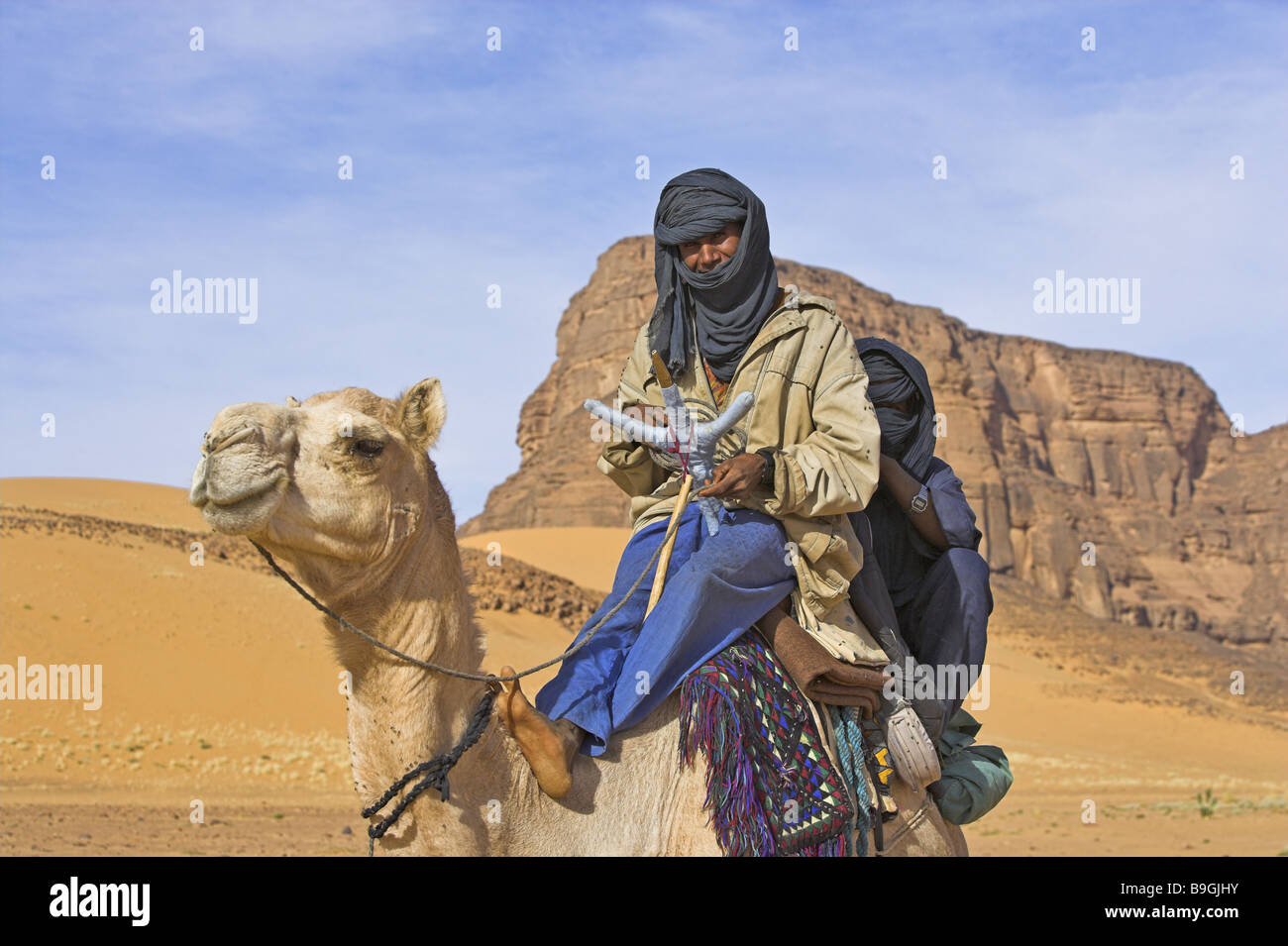 Africa Libya Jabal Akakus Tuareg rding a camel Africa Akakus Arabs ...