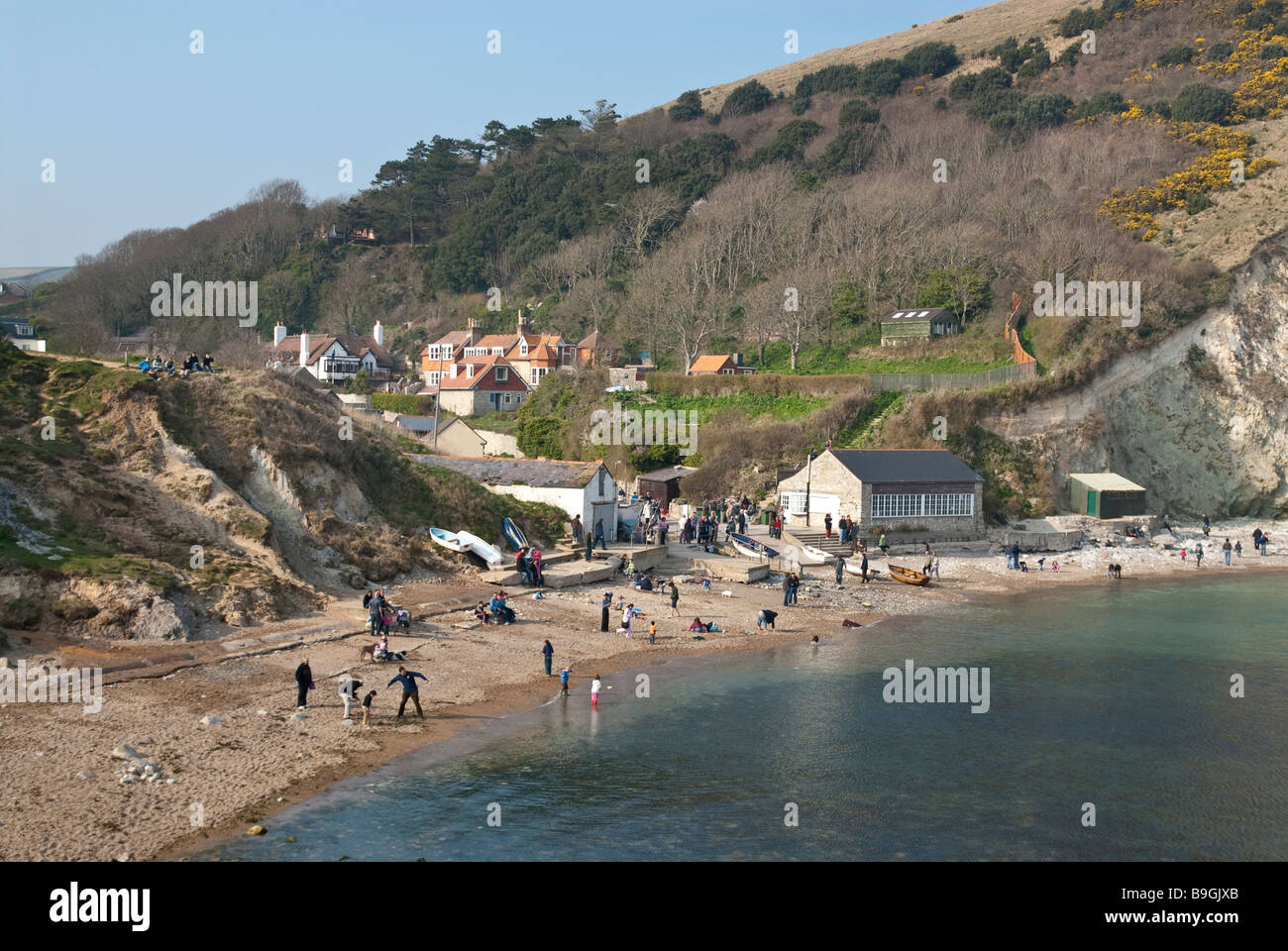 Lulworth Cove Beach High Resolution Stock Photography and Images - Alamy