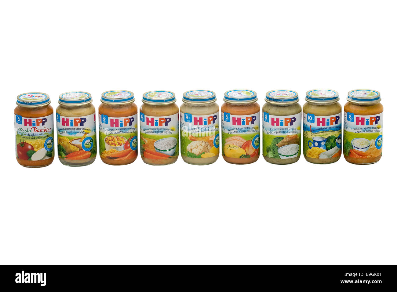 Infant eating biscuit Cut Out Stock Images & Pictures - Alamy