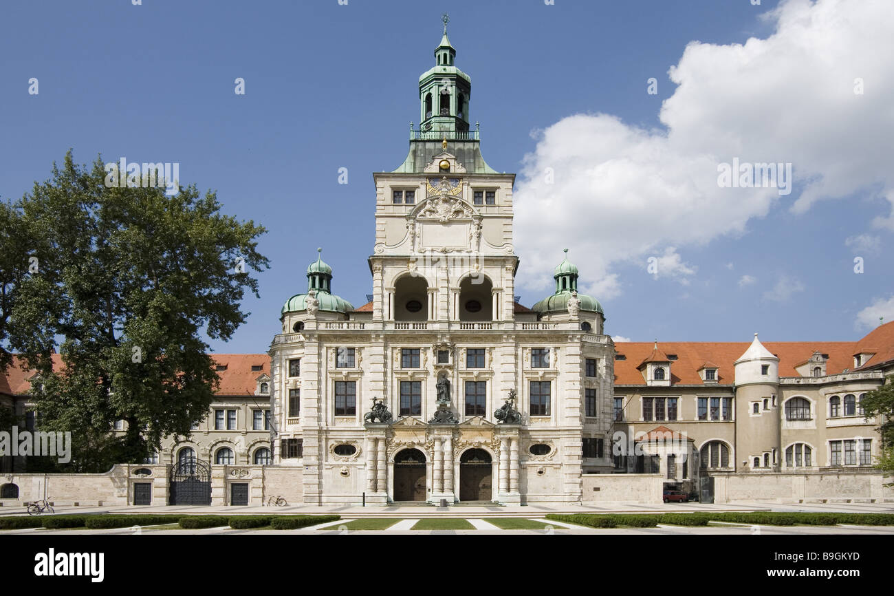 Germany Bavaria Munich Prinzregenten-street 3 Bavarian national-museum Architecture outside ...