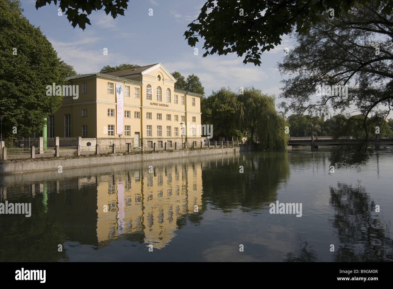 Germany Bavaria Munich Praterinsel 5 alpine museum Isar Alpine museum ...
