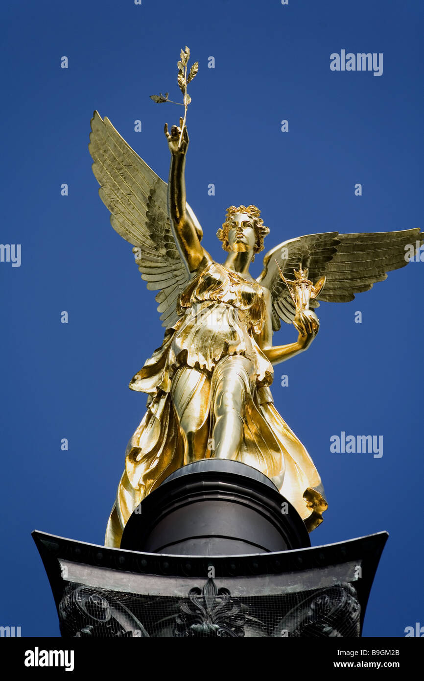 Germany Bavaria Munich Prinzregenten-street peace-angels Bavaria ...