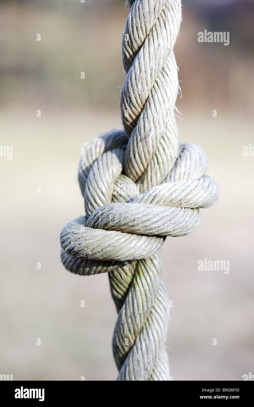 Rope knots detail Stock Photo - Alamy