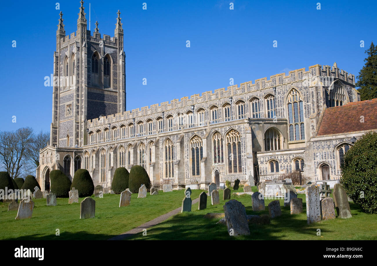 Holy Trinity church one of the finest wool churches Suffolk England ...