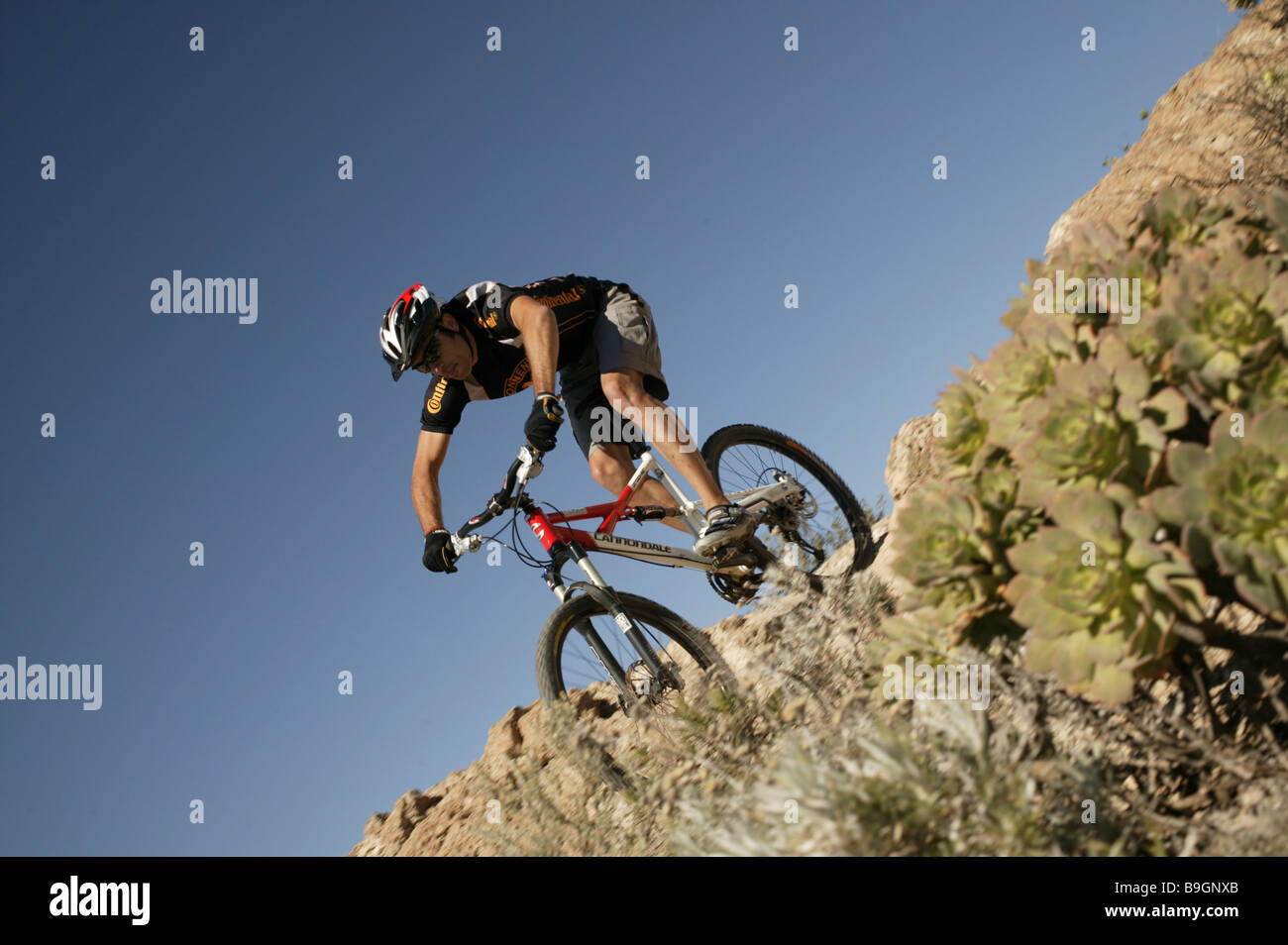 Mountainbiker gran canaria hi-res stock photography and images - Alamy