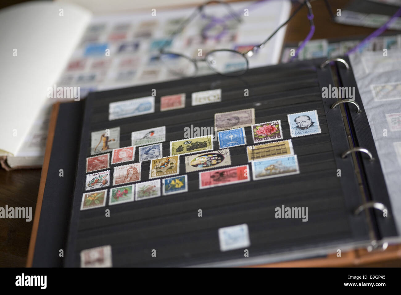 Stamp album hi-res stock photography and images - Alamy