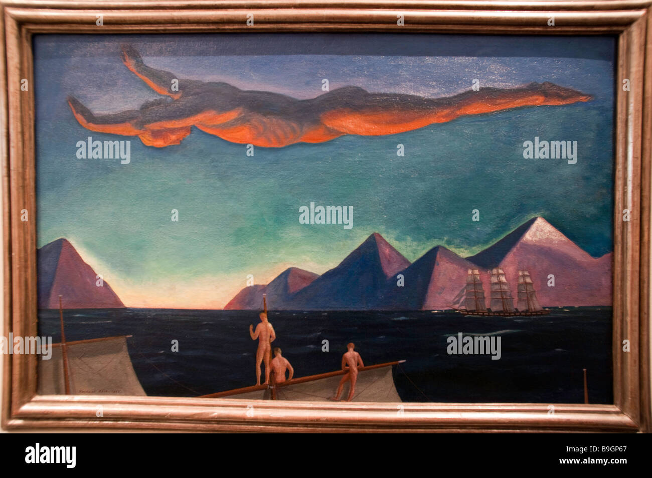 Rockwell kent artwork museum north hi-res stock photography and images ...