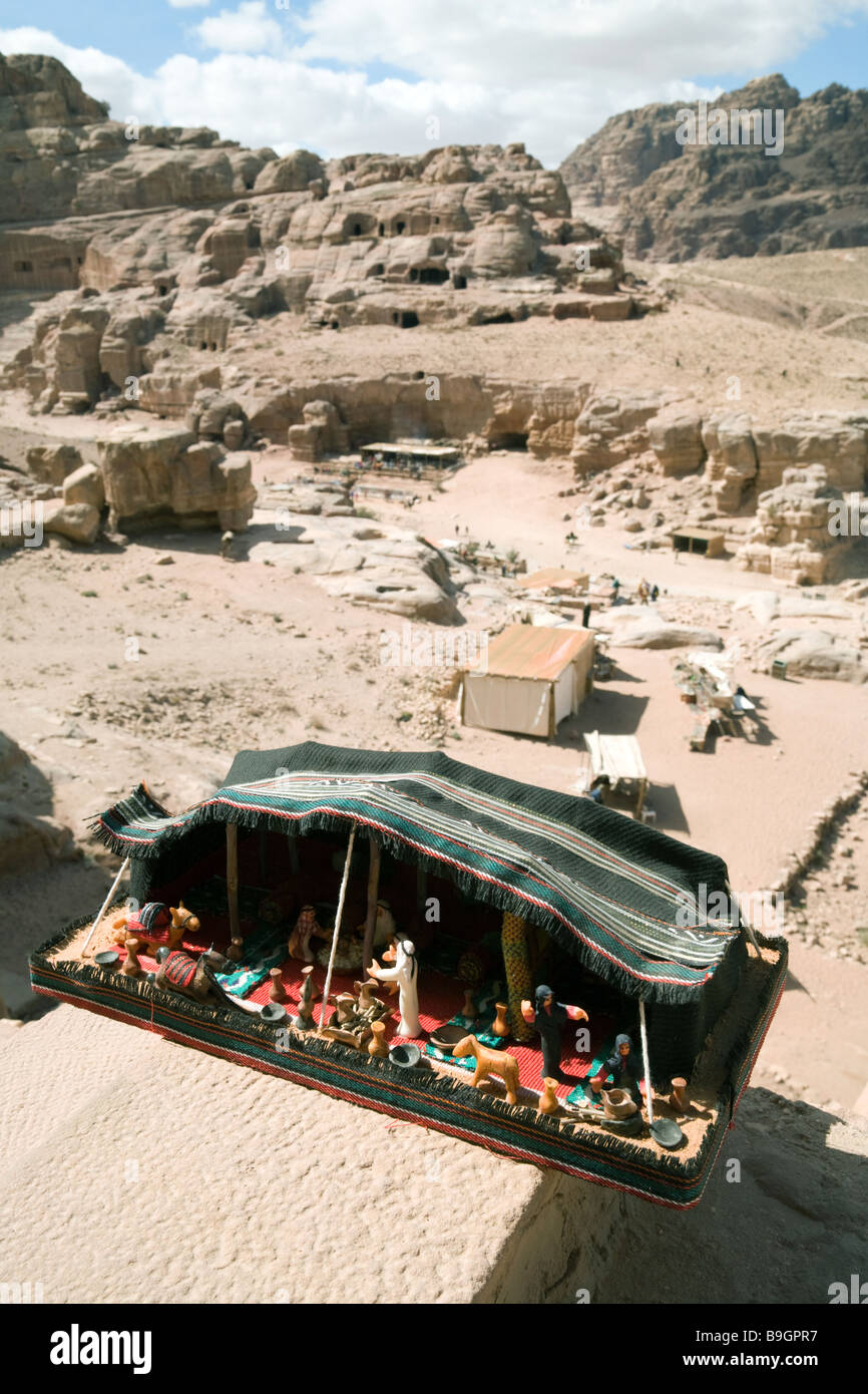 A replica of the nativity for sale in Petra, Jordan Stock Photo - Alamy
