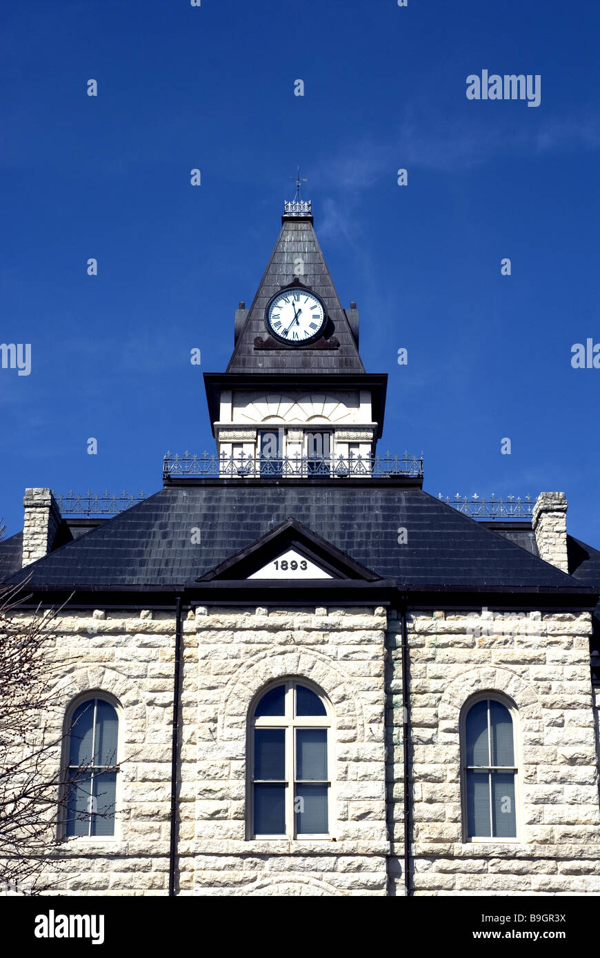 Glen Rose Clock Tower Stock Photo - Alamy