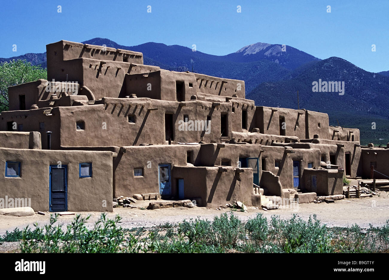 Taos Pueblo, New Mexico, USA Stock Photo - Alamy