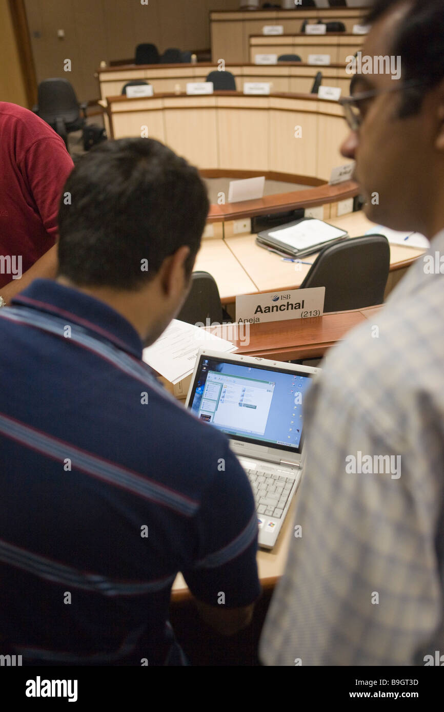 India Hyderabad Hi Tech City Indian School of Business Stock Photo - Alamy