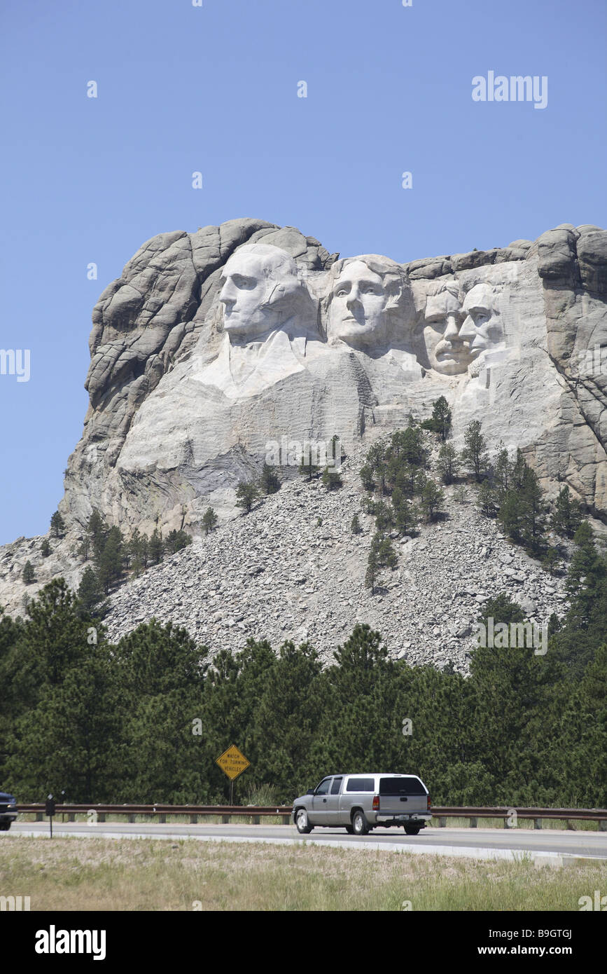 usa South Dakota Mount Rushmore Illustration Abraham Lincoln American ...