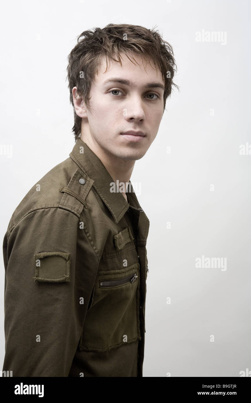 Man young leisurewear semi-portrait series people teenager cool ...