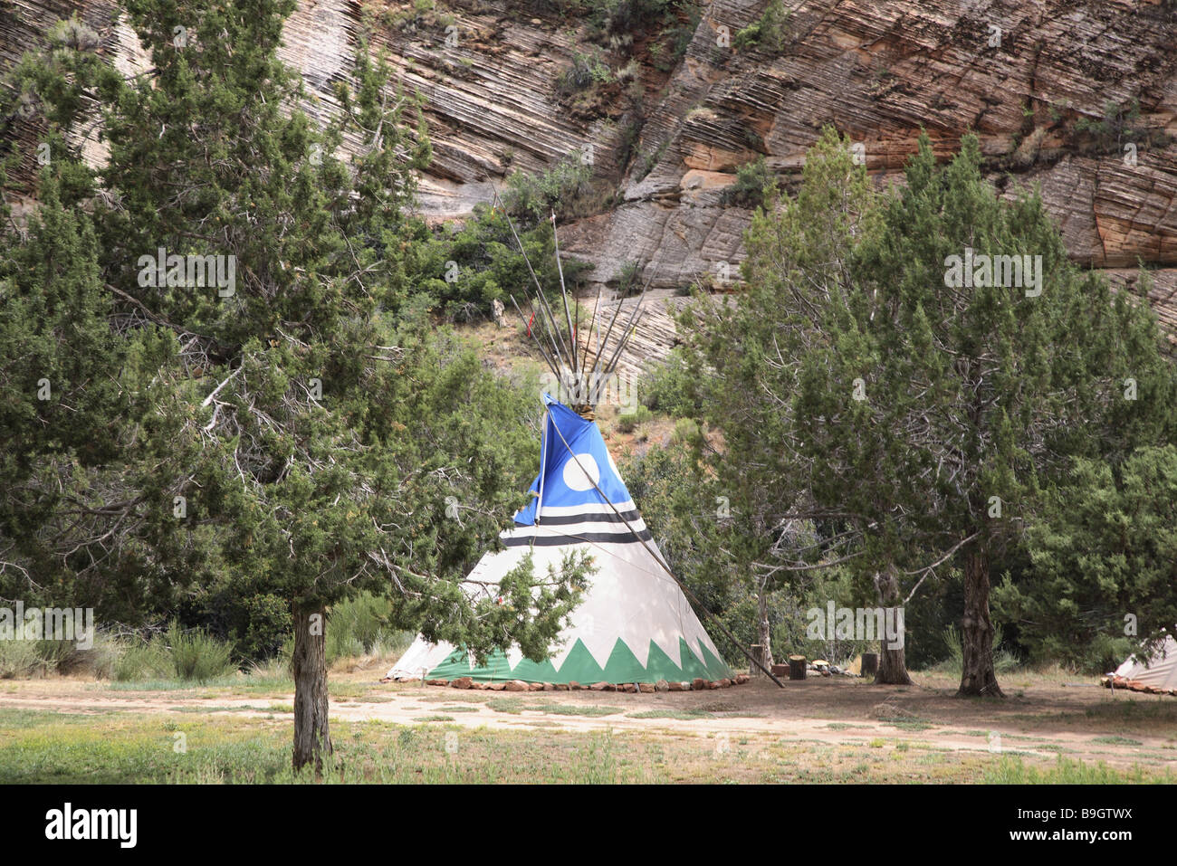 usa Utah landscape tepee Stock Photo - Alamy