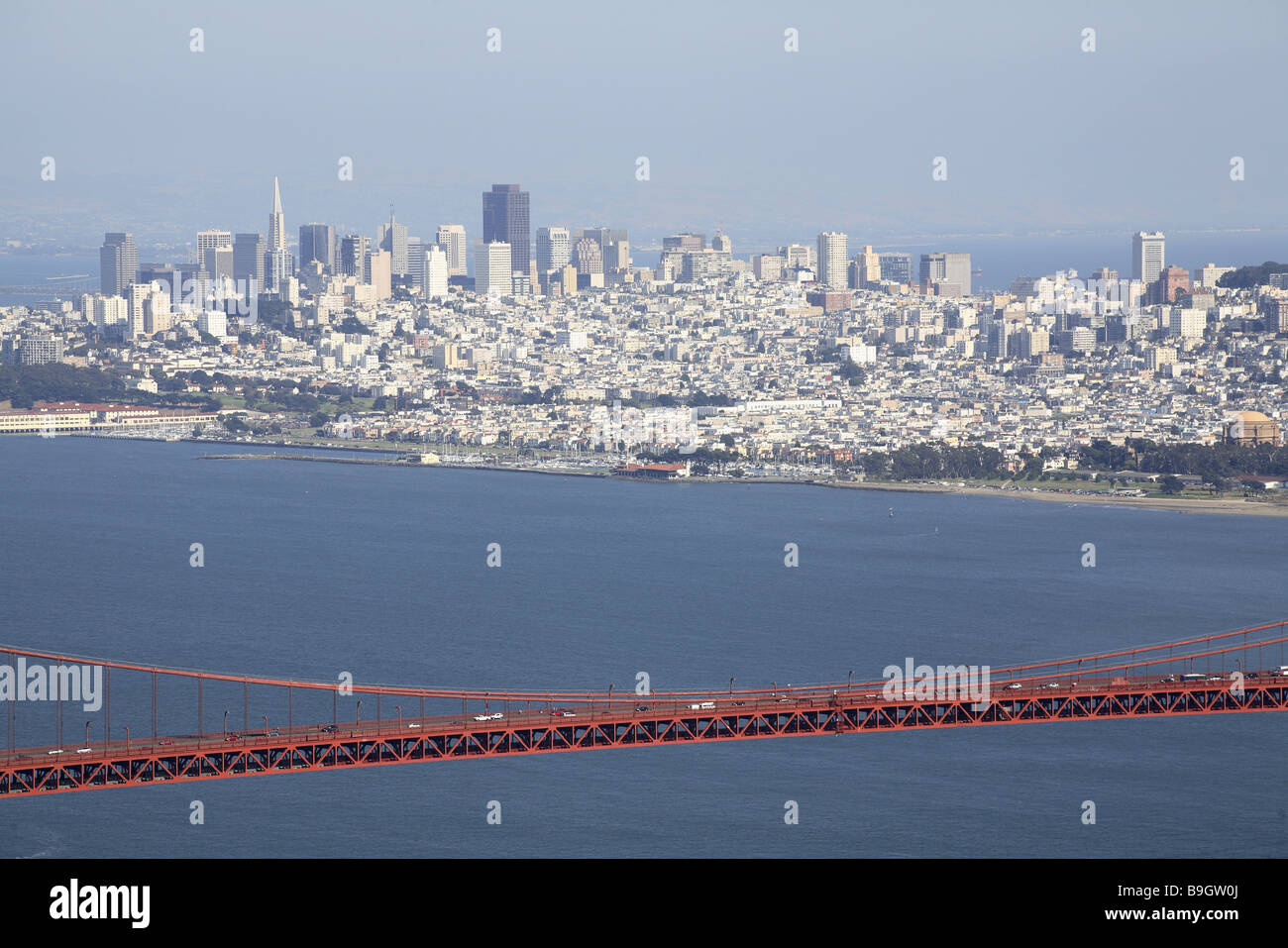 usa California San Francisco golden Gate bridge skyline America view ...