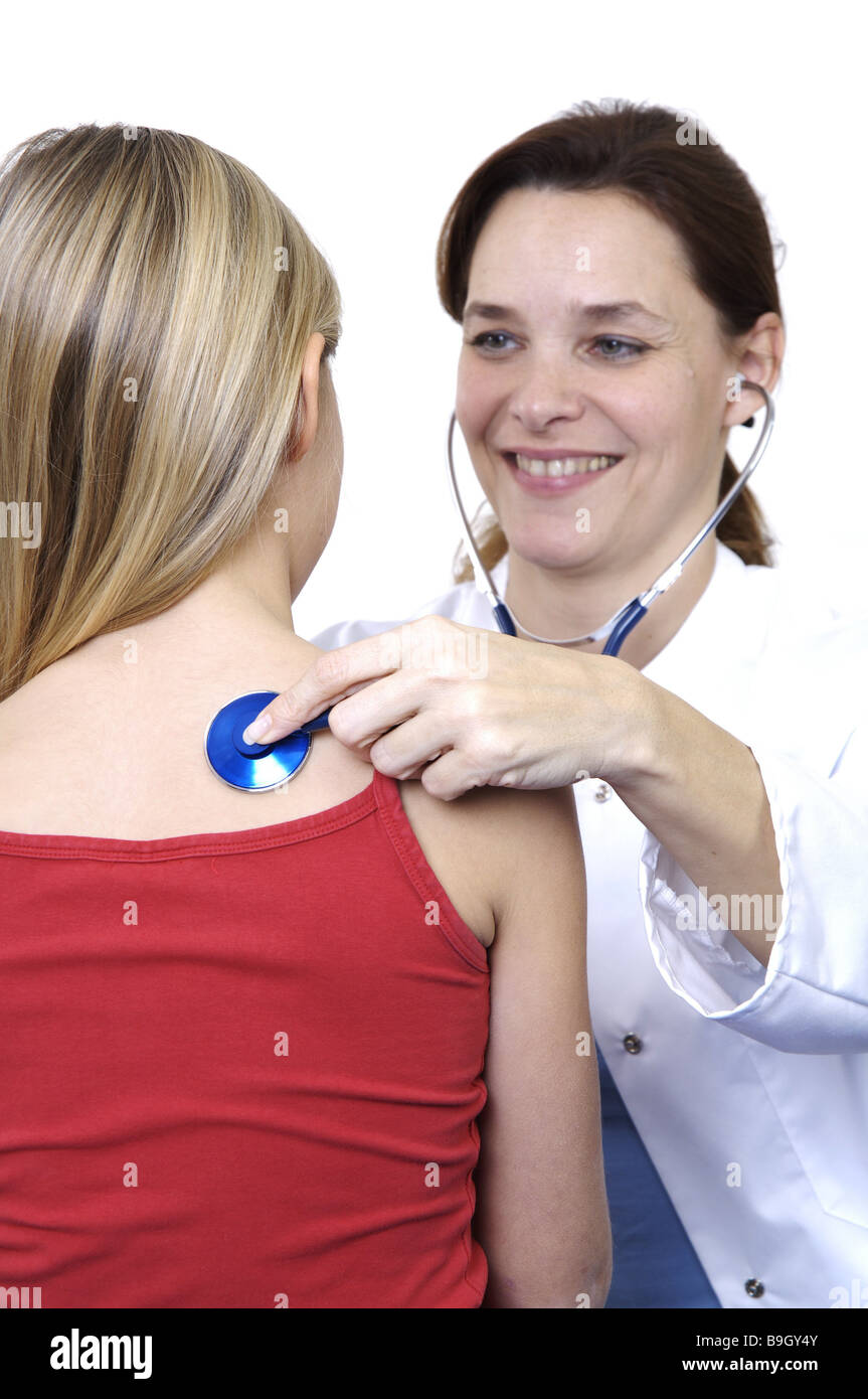 people monitor pediatrician girl stethoscope backs series doctor woman ...