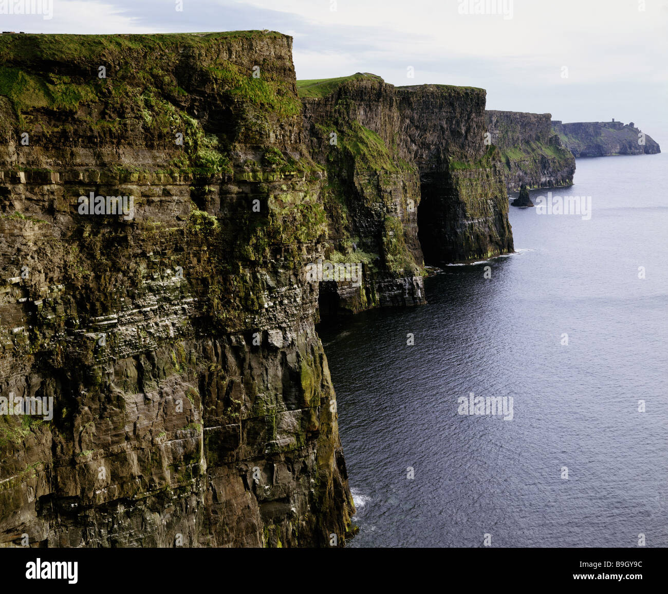 Ireland Clare county Cliff of Moher steep-coast Island coast rocks rock-coast abyss steeply lake ...