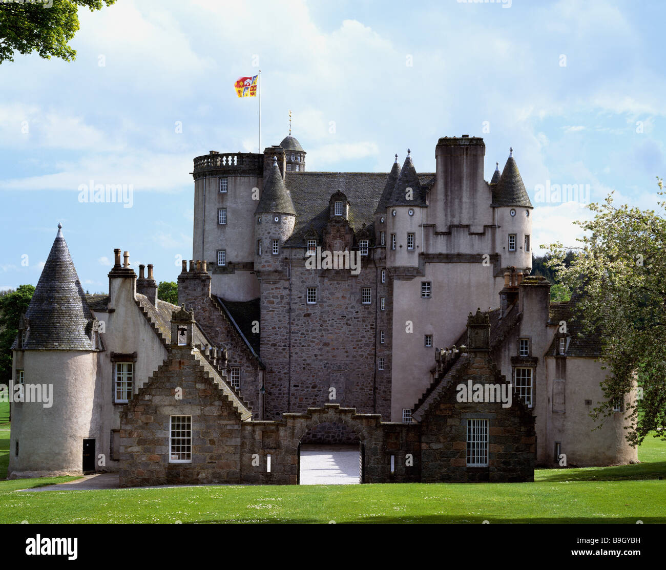 Great Britain Scotland Fraser Castle Aberdeenshire palace palace ...