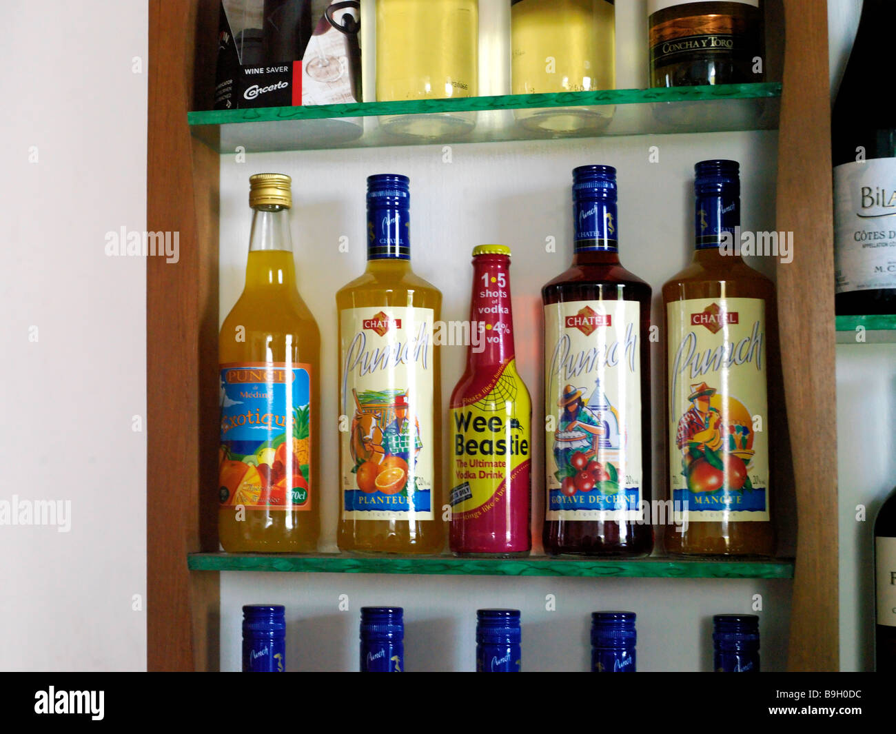 Local Punch from Mauritius Rum Stock Photo - Alamy
