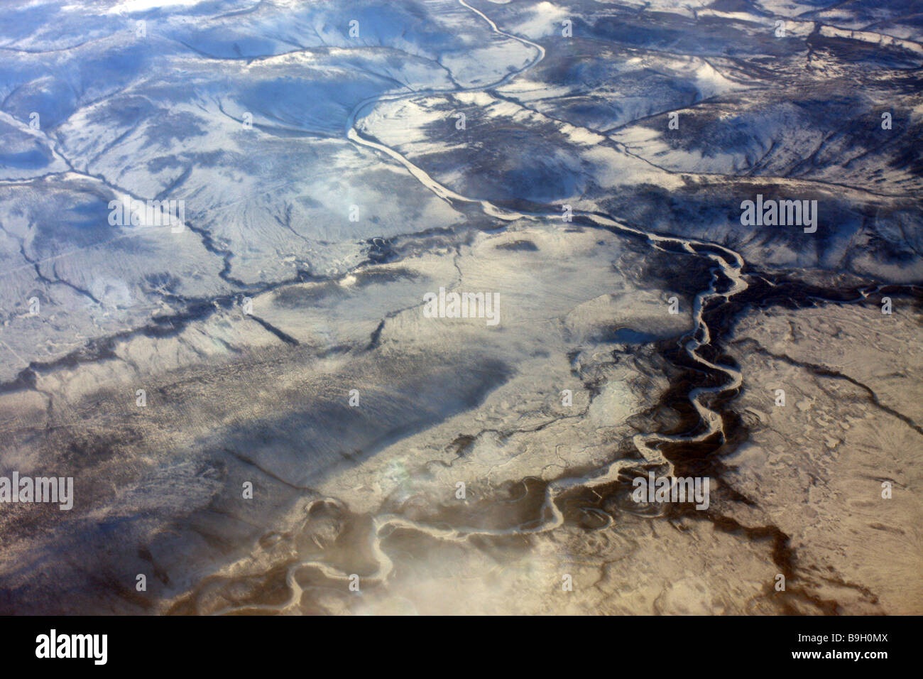 arial view of siberia Stock Photo - Alamy