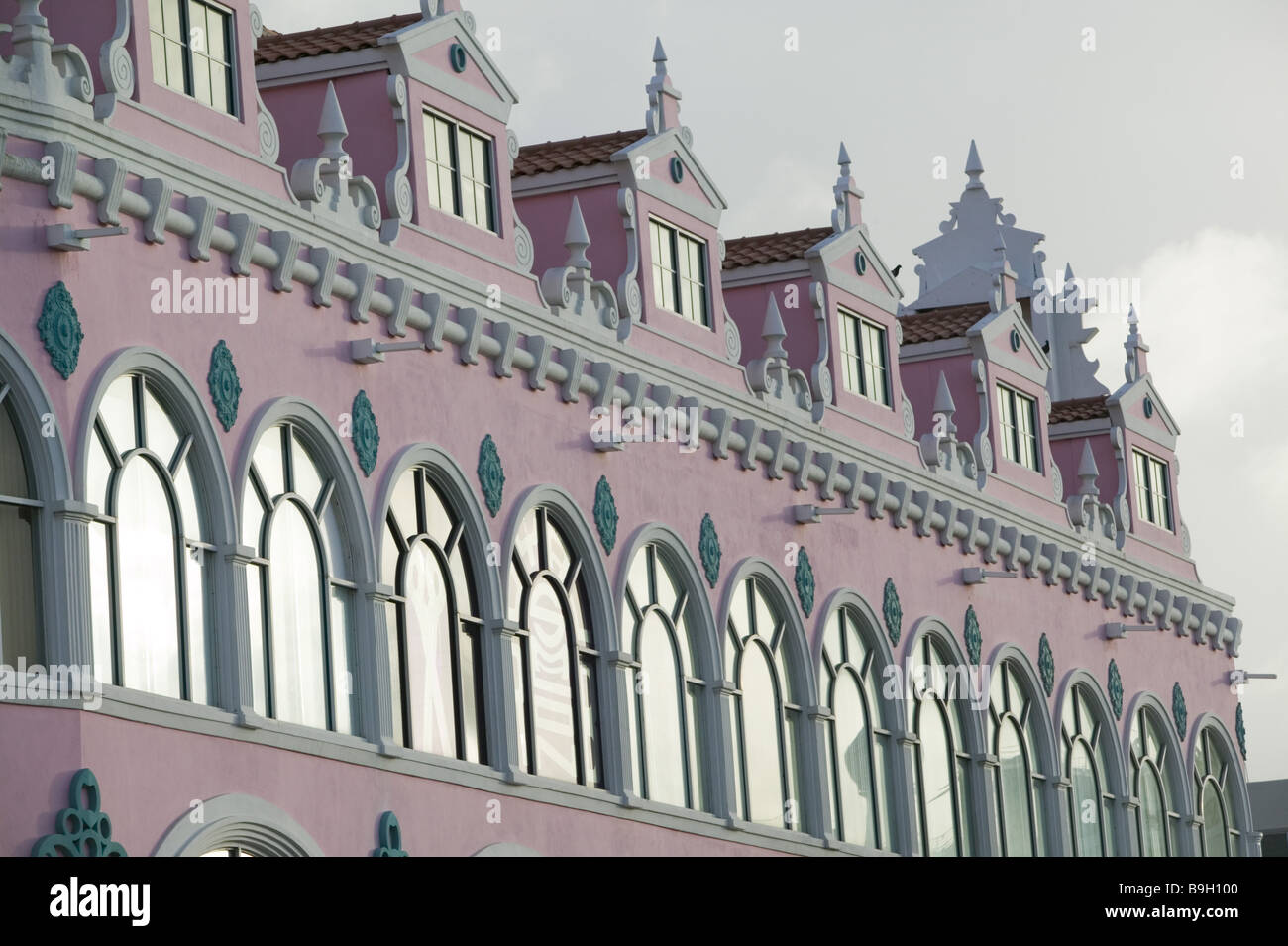 Aruba Oranjestad buildings architecture colonial-style Dutch detail ABC ...