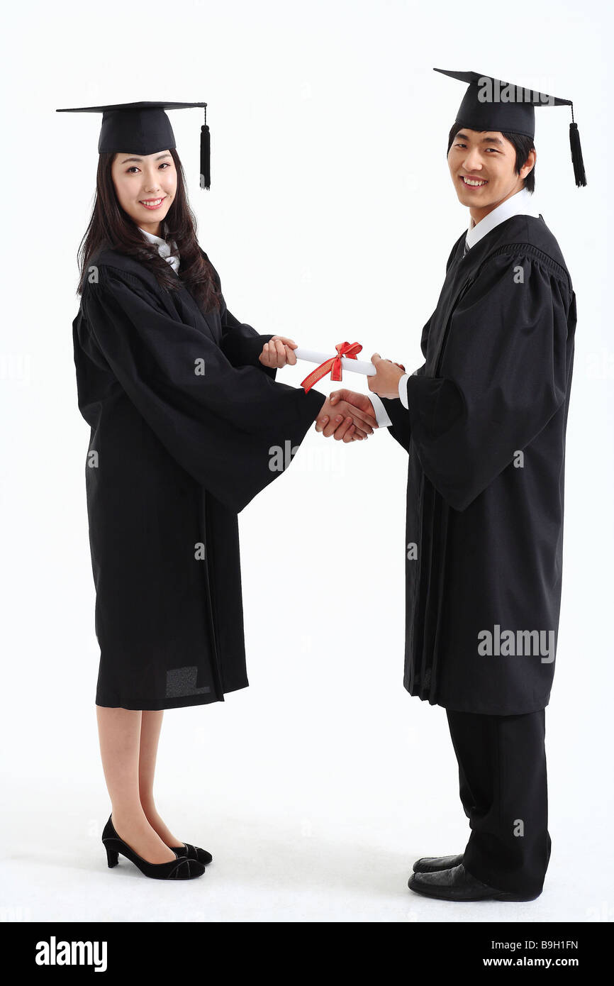 Asian Graduation People Stock Photo - Alamy