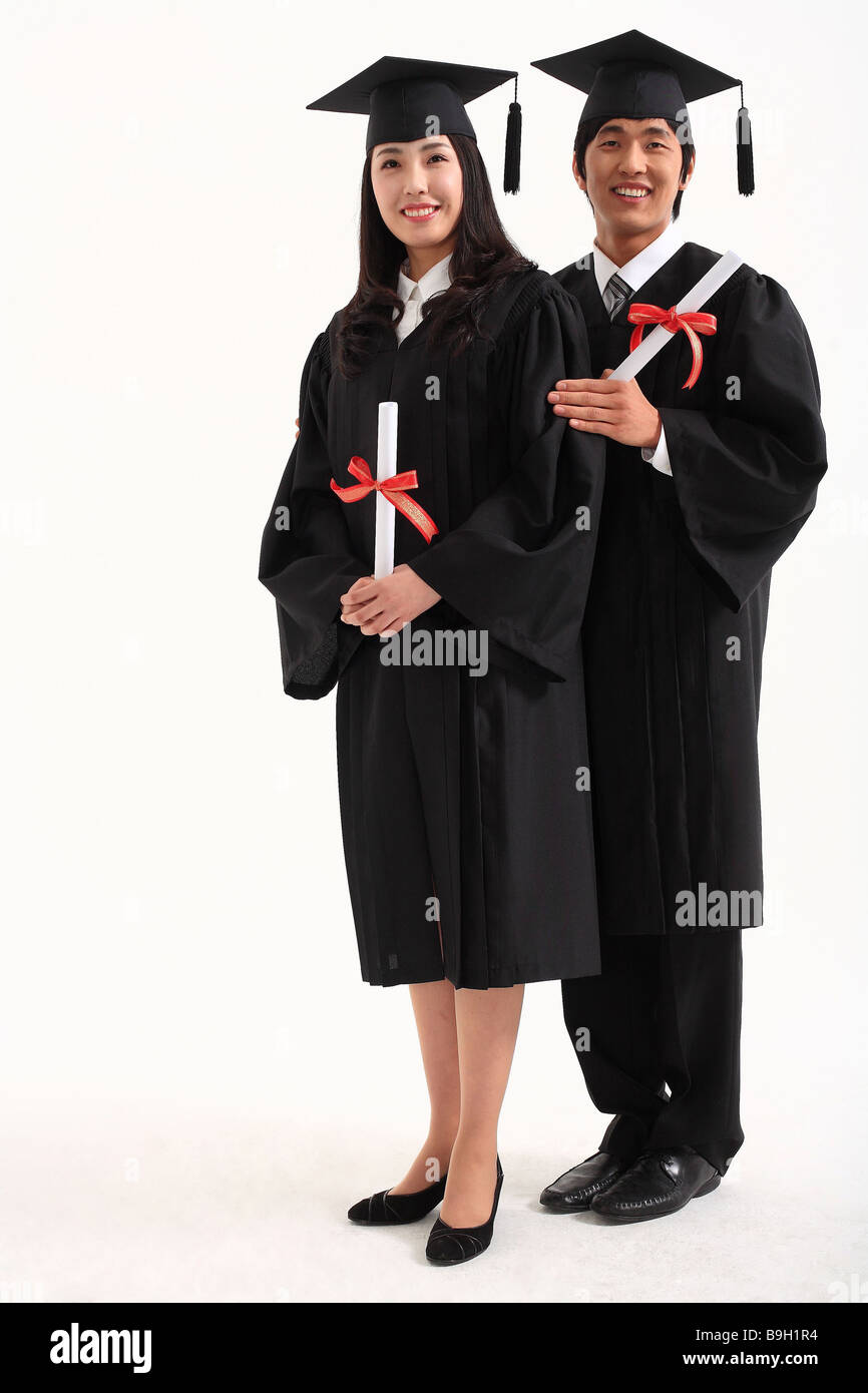 Asian Graduation People Stock Photo - Alamy