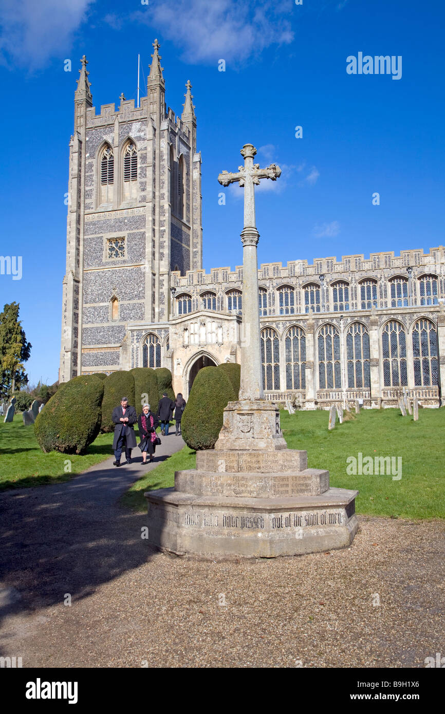 Holy Trinity church one of the finest wool churches Suffolk England ...