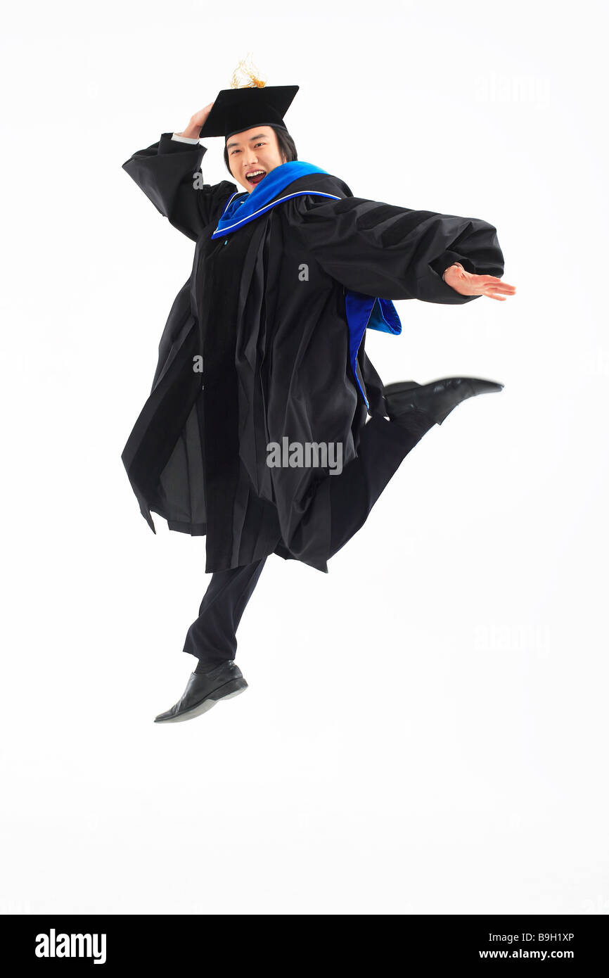 Man in University Graduation Stock Photo - Alamy