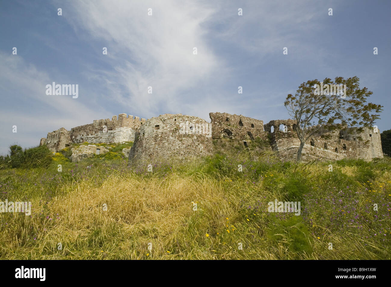 Castle of mytilene lesbos hi-res stock photography and images - Alamy