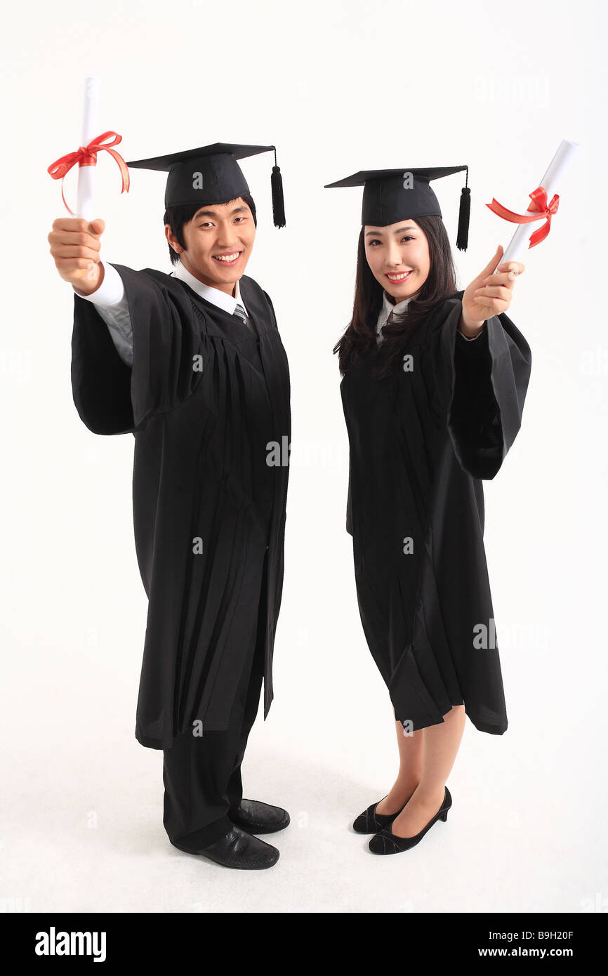 Asian Graduation People Stock Photo - Alamy