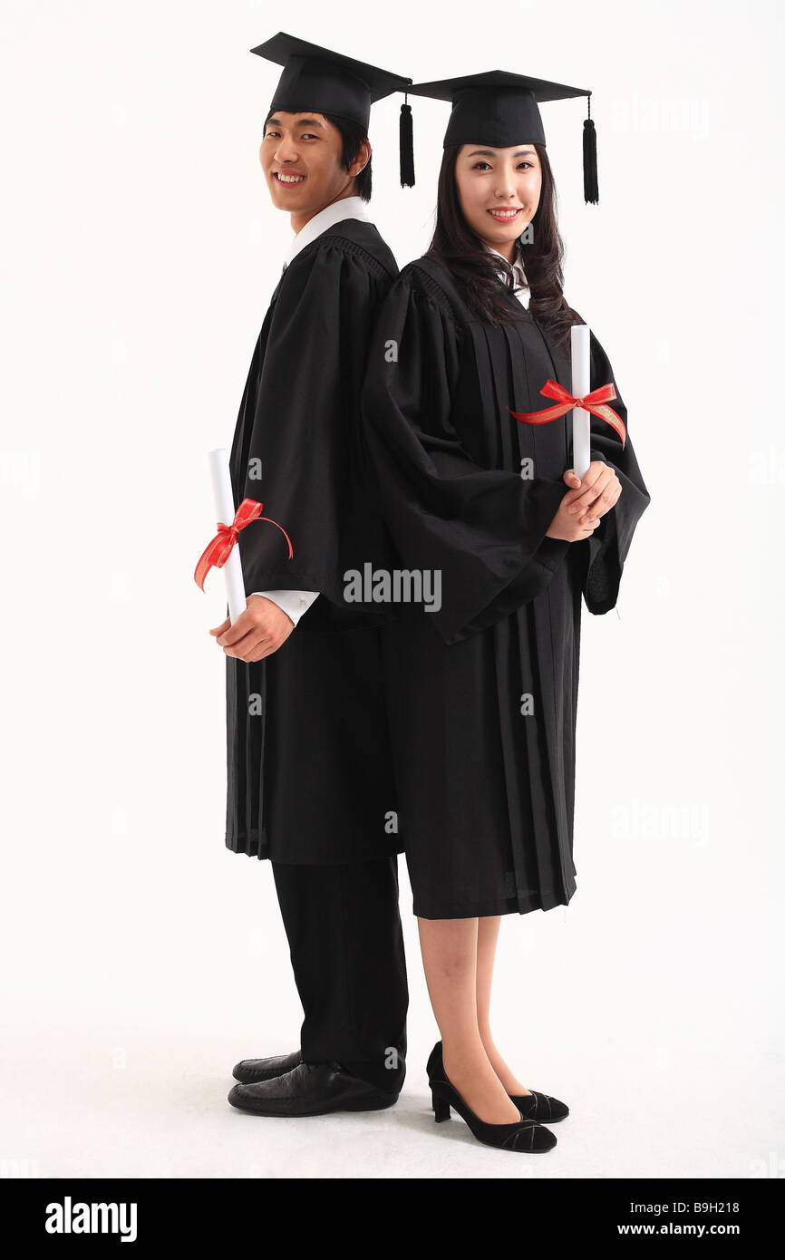 Asian Graduation People Stock Photo - Alamy