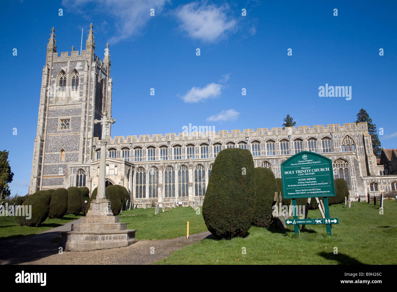 Holy Trinity church one of the finest wool churches Suffolk England ...