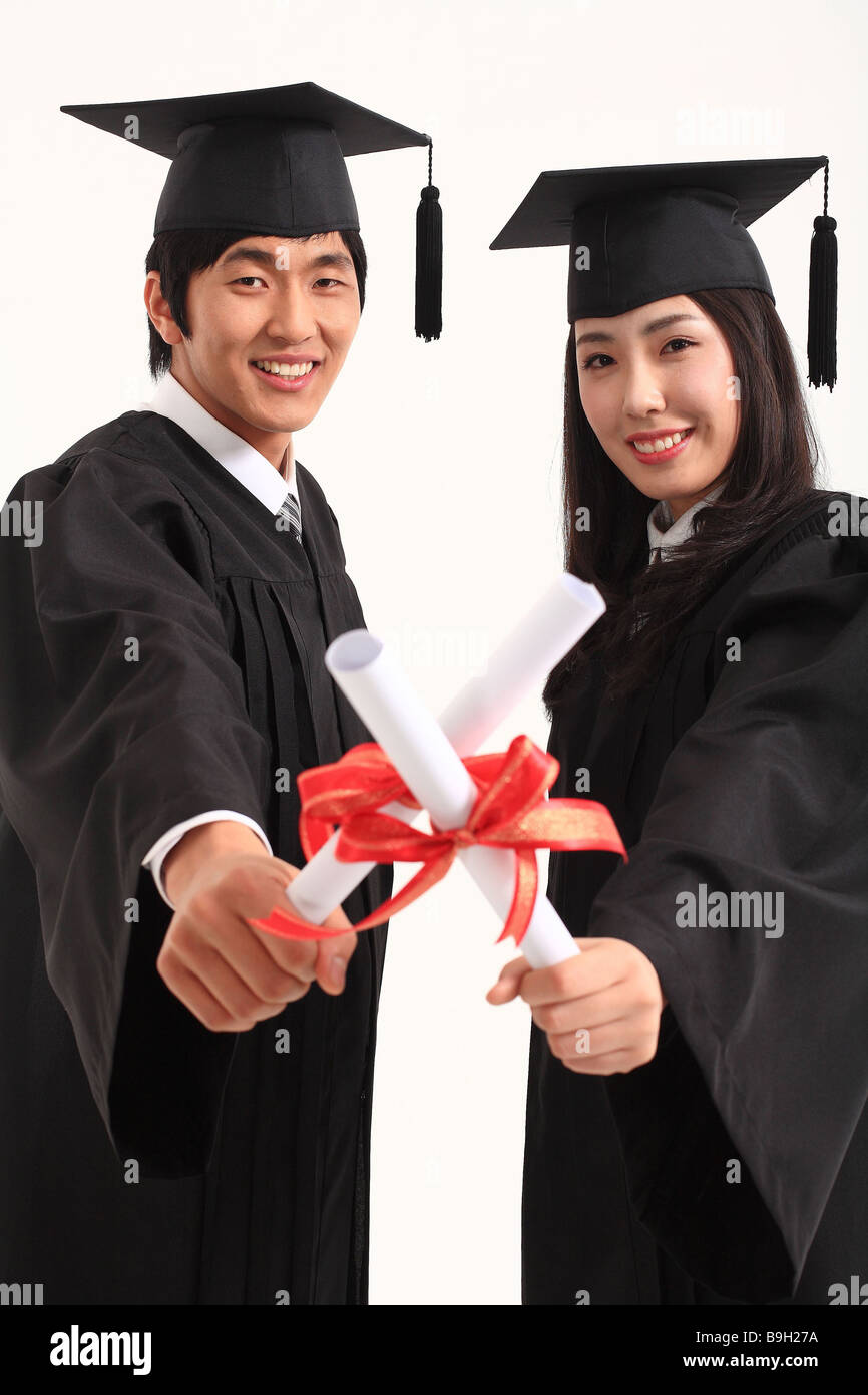 Asian Graduation People Stock Photo - Alamy