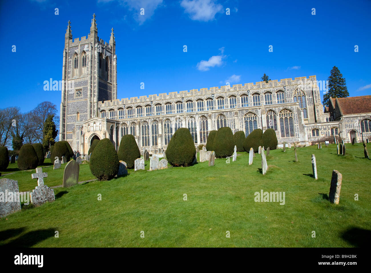 Holy Trinity church one of the finest wool churches Suffolk England ...