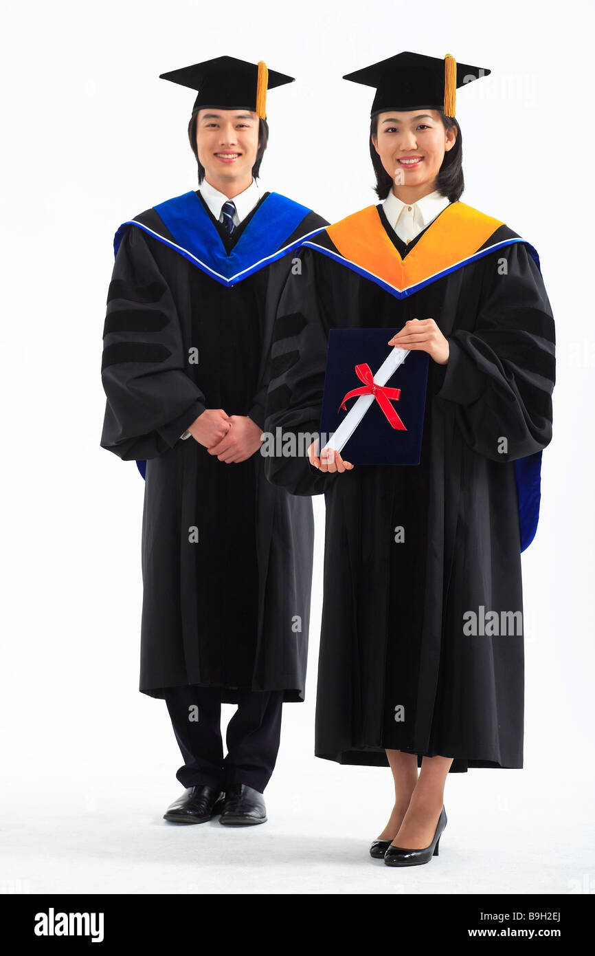 Asian Graduation People Stock Photo - Alamy